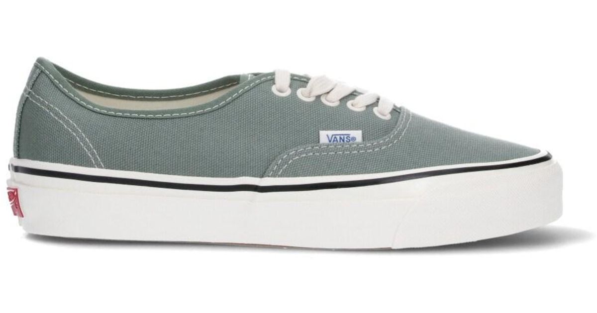 Vans Premium "Authentic 44" Sneakers in Green for Men | Lyst