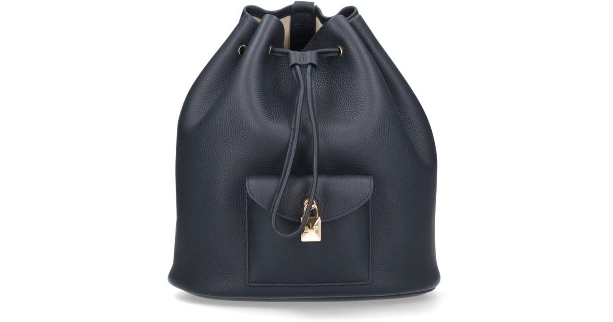 Loro Piana 'Extra Drawstring' Backpack in Blue | Lyst