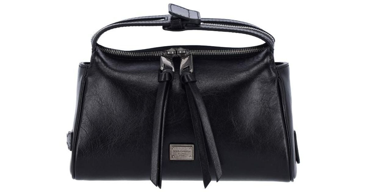 Dolce & Gabbana 'Vittoria' Handbag in Black | Lyst UK