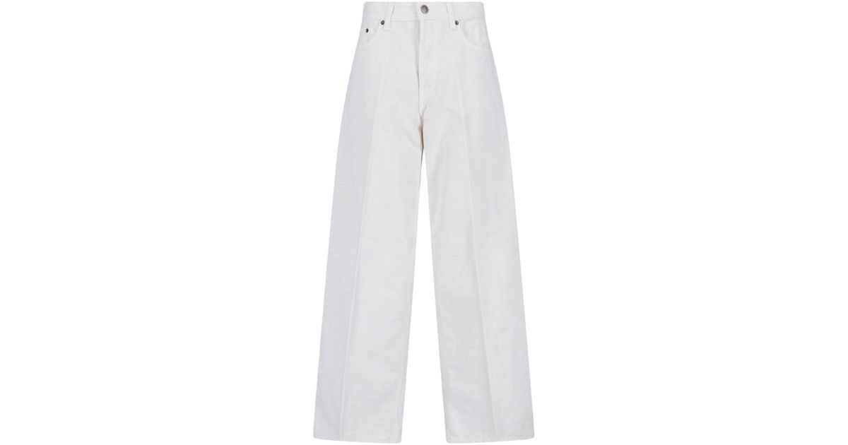 Haikure 'Bethany Bull 44' Loose Jeans in White | Lyst UK
