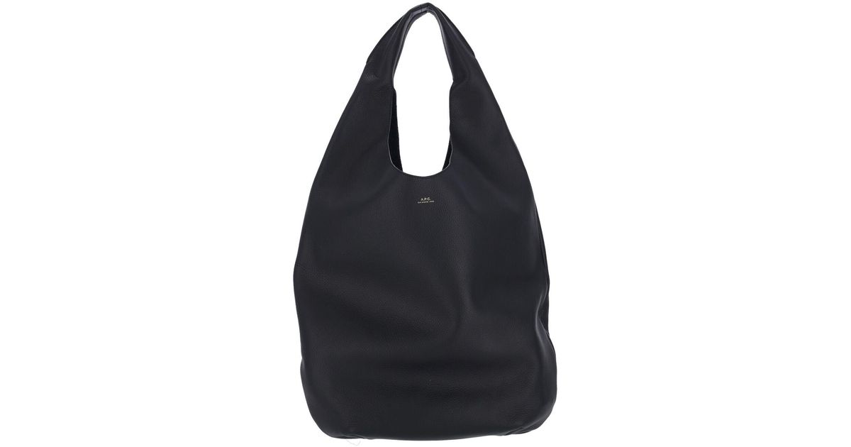 A.P.C. 'Le Neige' Tote Bag in Black | Lyst UK