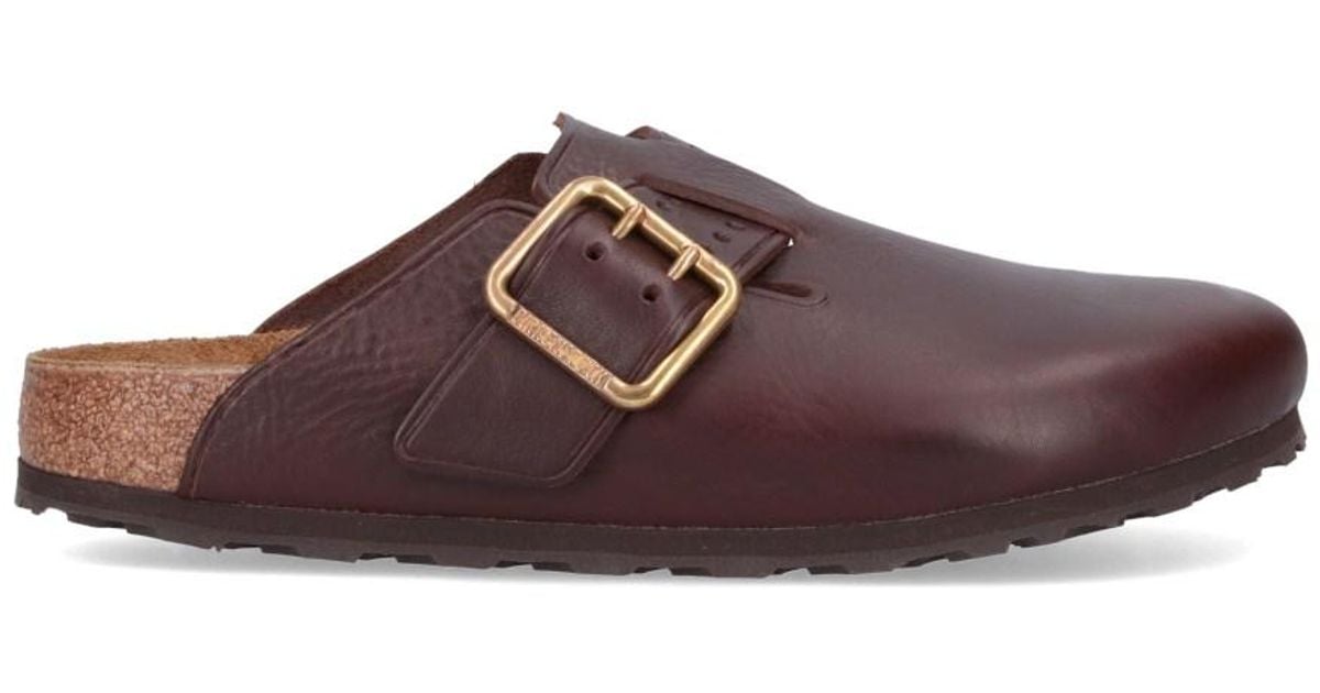 Birkenstock Mules "boston Bold" in Brown for Men | Lyst