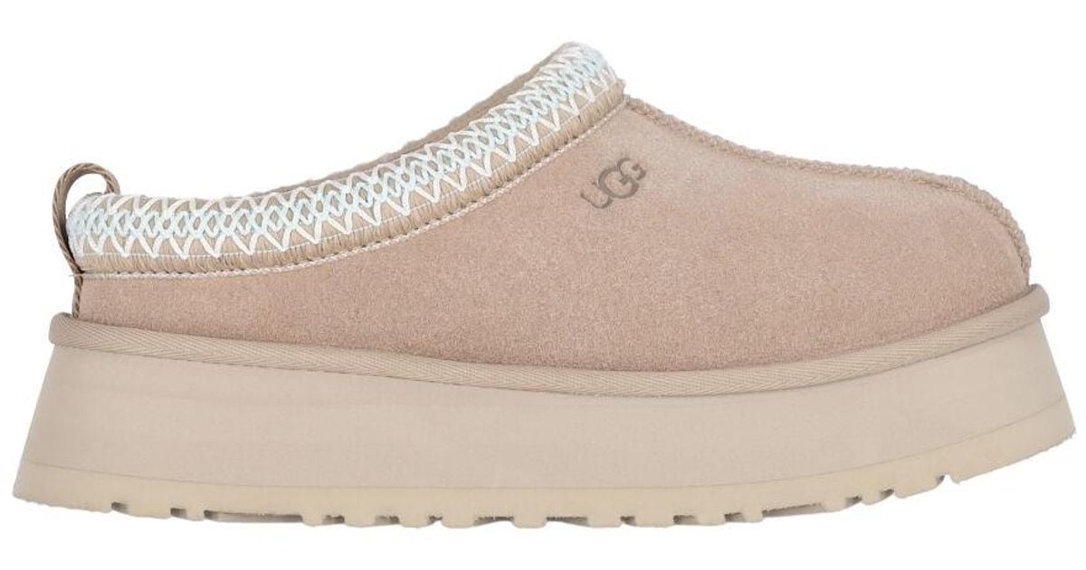 UGG "donna Taz" Sabots in Natural | Lyst