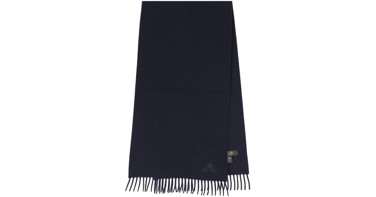 Loro Piana Small Scarf "Unita" in Blue for Men | Lyst