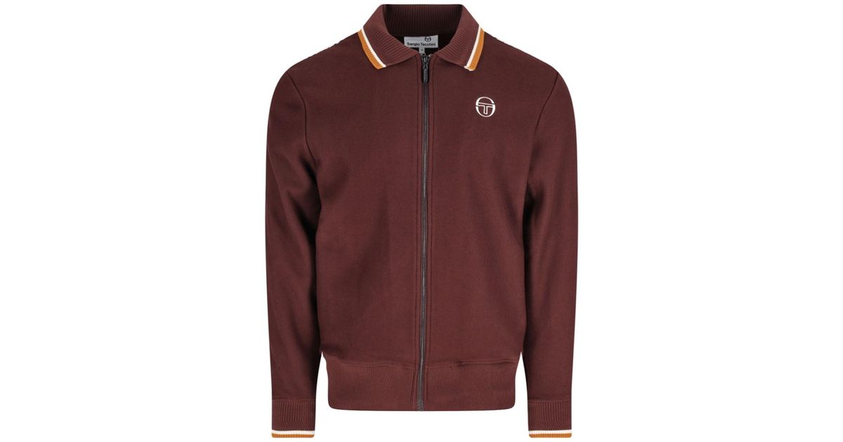 Sergio Tacchini 'Track Top' Jacket in Red for Men | Lyst UK