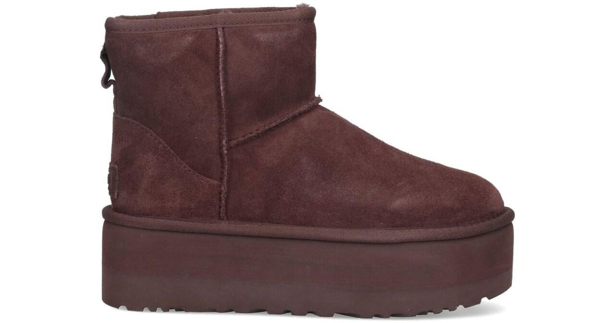 UGG "plateau Classic Mini" Boots in Purple | Lyst