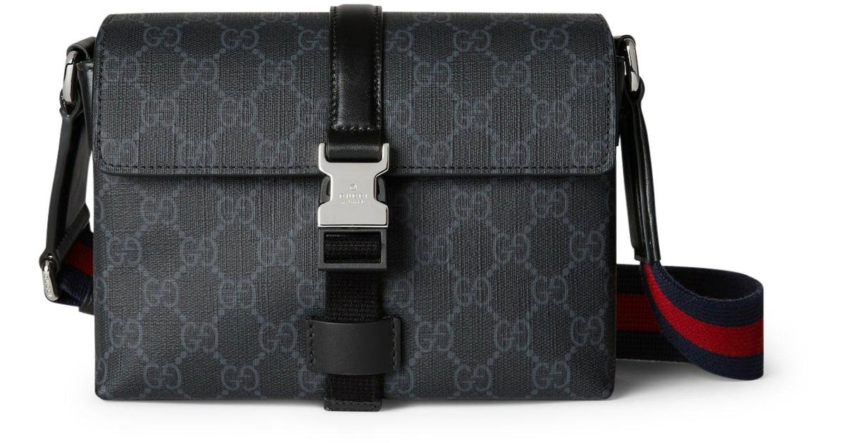Gucci Super Mini Gg Bag in Black for Men | Lyst UK