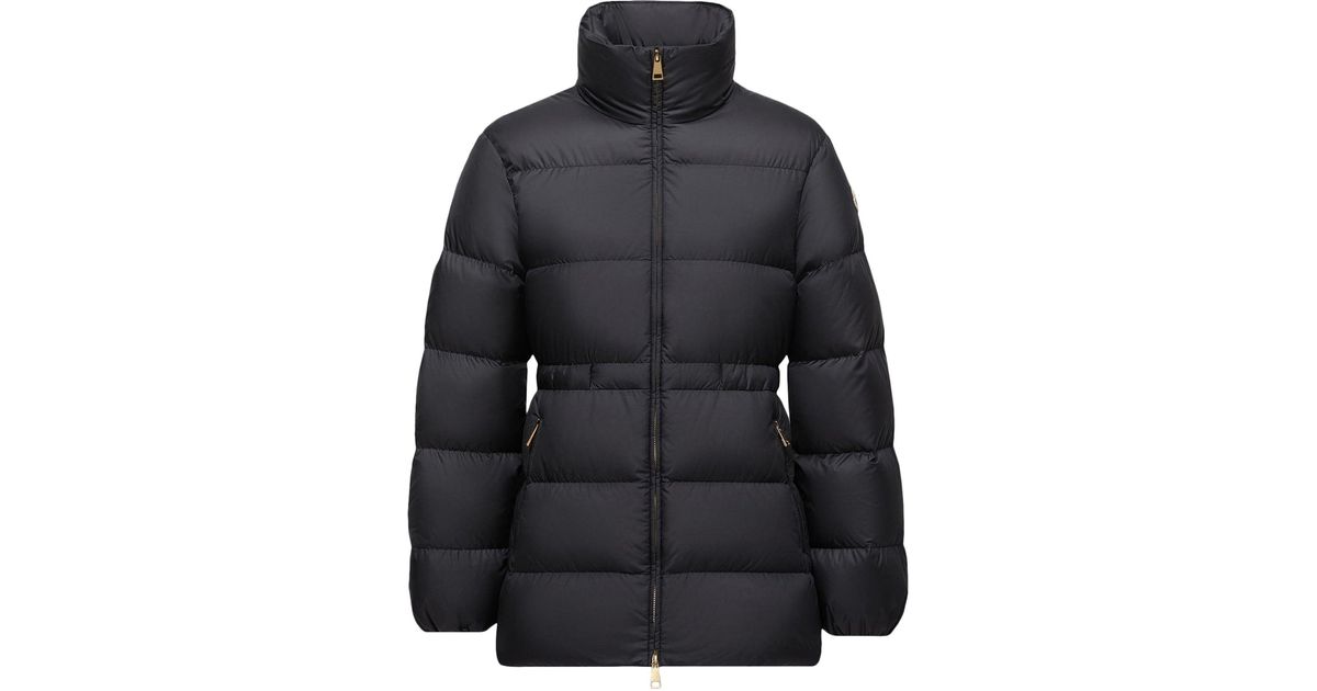 Moncler Brossette Short Down Jacket in Black | Lyst UK
