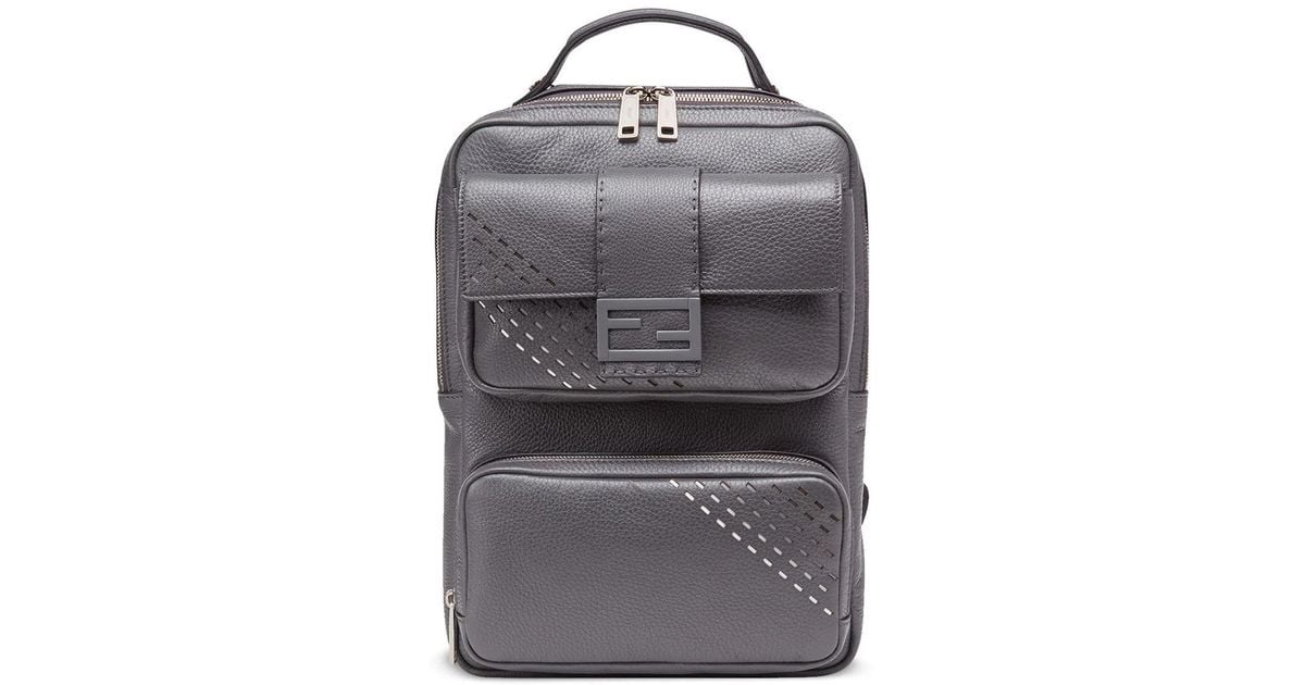 Fendi Backpacks Bag in Grey for Men | Lyst UK