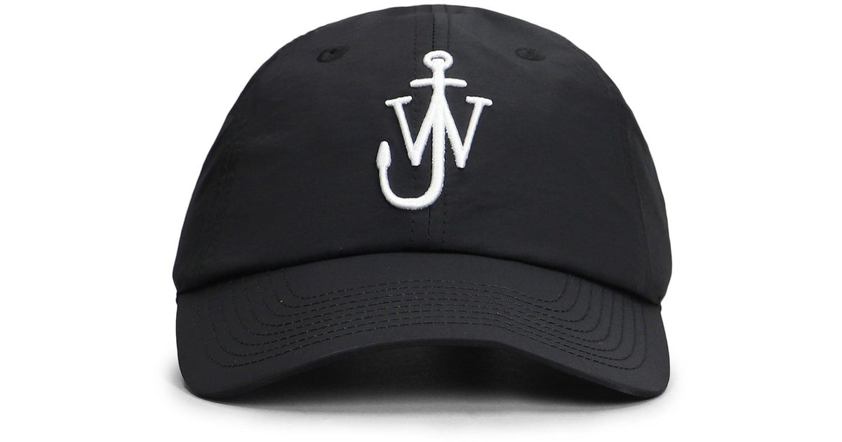 JW Anderson Jwa Anchor Logo Baseball Cap in Black for Men | Lyst