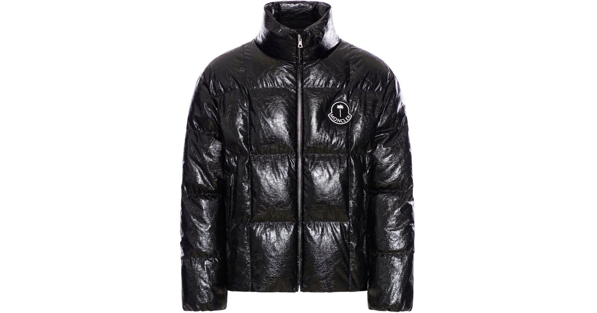 Moncler Genius Simoom Shiny Quilted Bomber in Black for Men | Lyst UK