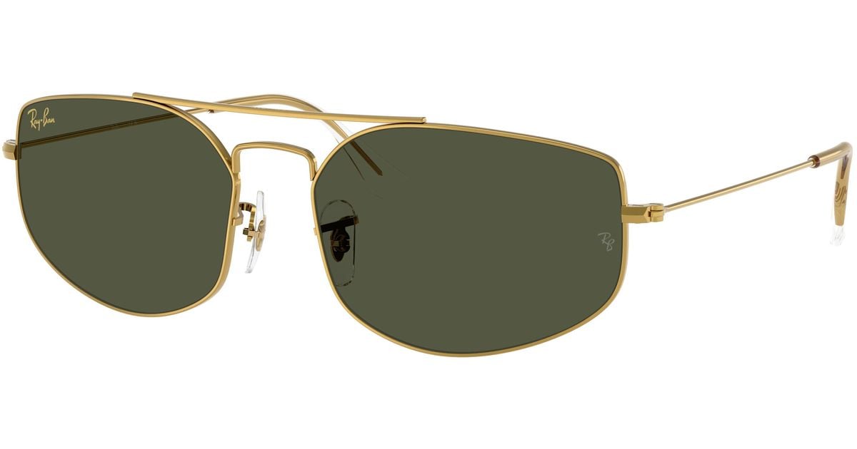 Ray-Ban Rb3845 Explorer V Rectangular Sunglasses in Black | Lyst UK