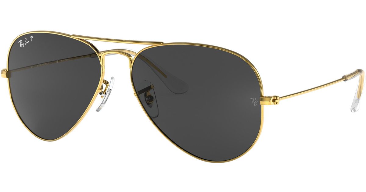 Ray-Ban Rb3025 Classic Pilot Sunglasses in Black | Lyst UK