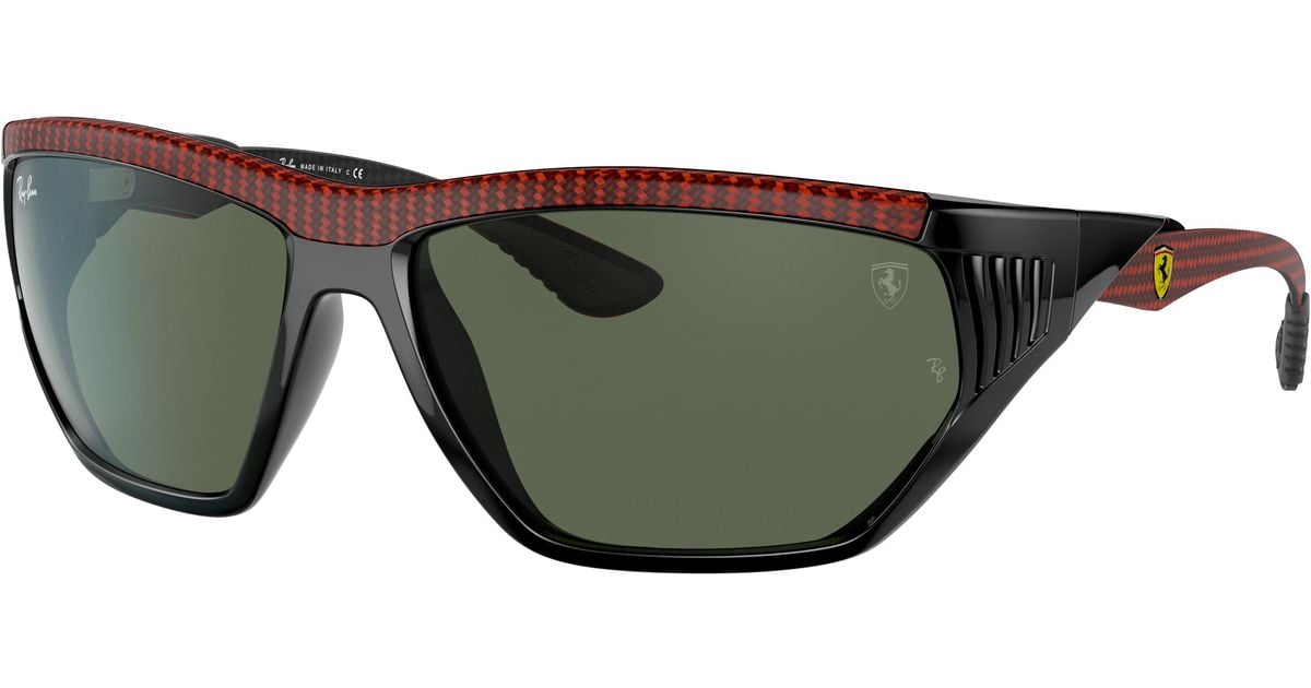 Ray-Ban Sunglass Rb8359m Scuderia Ferrari Collection in Black | Lyst