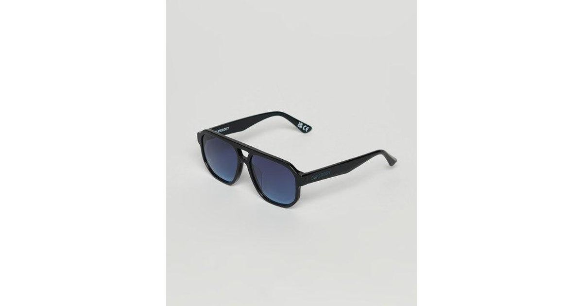Superdry Sdr 70s Aviator Sunglasses in Blue for Men | Lyst