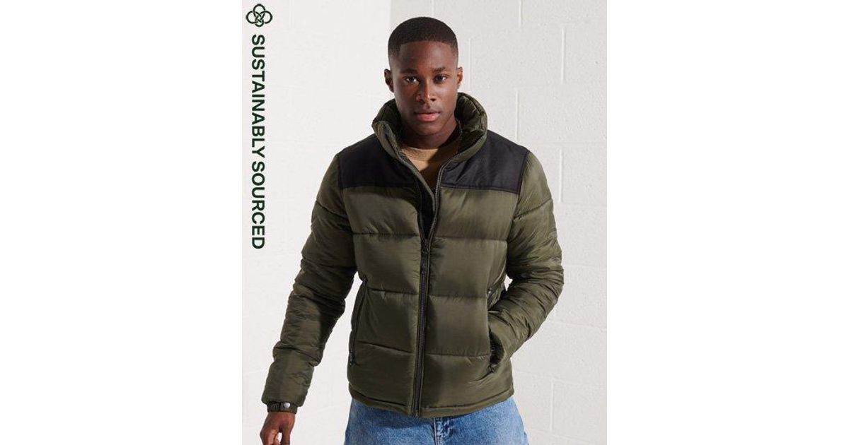 Superdry Code Jacket Dark Moss in Brown for Men | Lyst