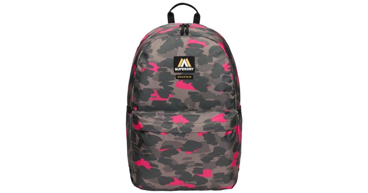 Superdry Classic Patch Montana Backpack in Grey | Lyst UK