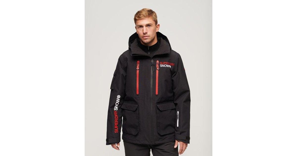 Superdry Sport Ski Ultimate Rescue Jacket in Black for Men | Lyst