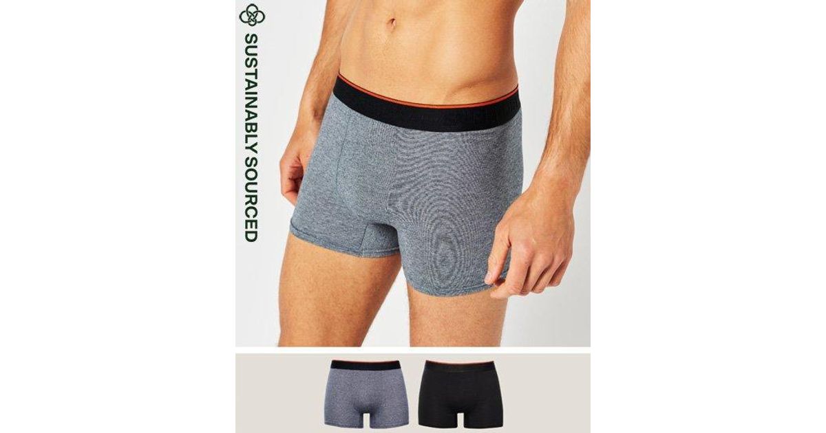 Superdry Organic Cotton Classic Boxer Double Pack Feeder/Stone Feeder ...