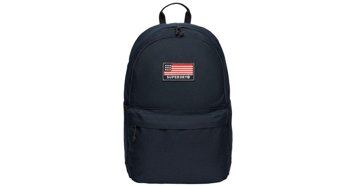 Superdry Classic Patch Montana Backpack in Blue | Lyst UK