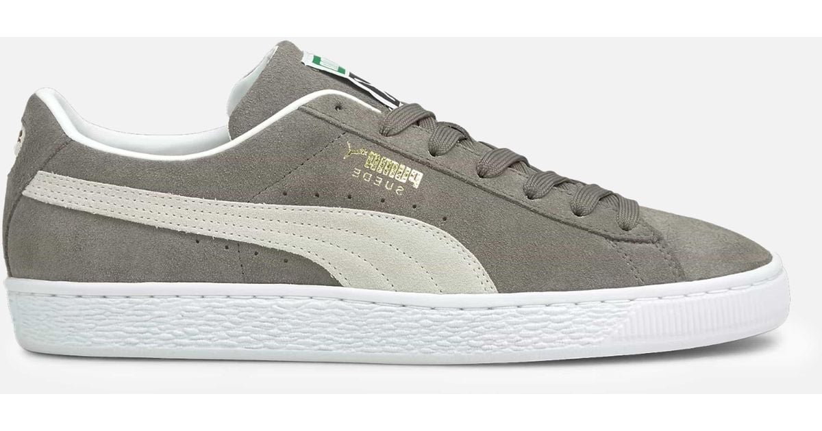 PUMA Suede Classic Xxl 'steel Grey' in White for Men | Lyst