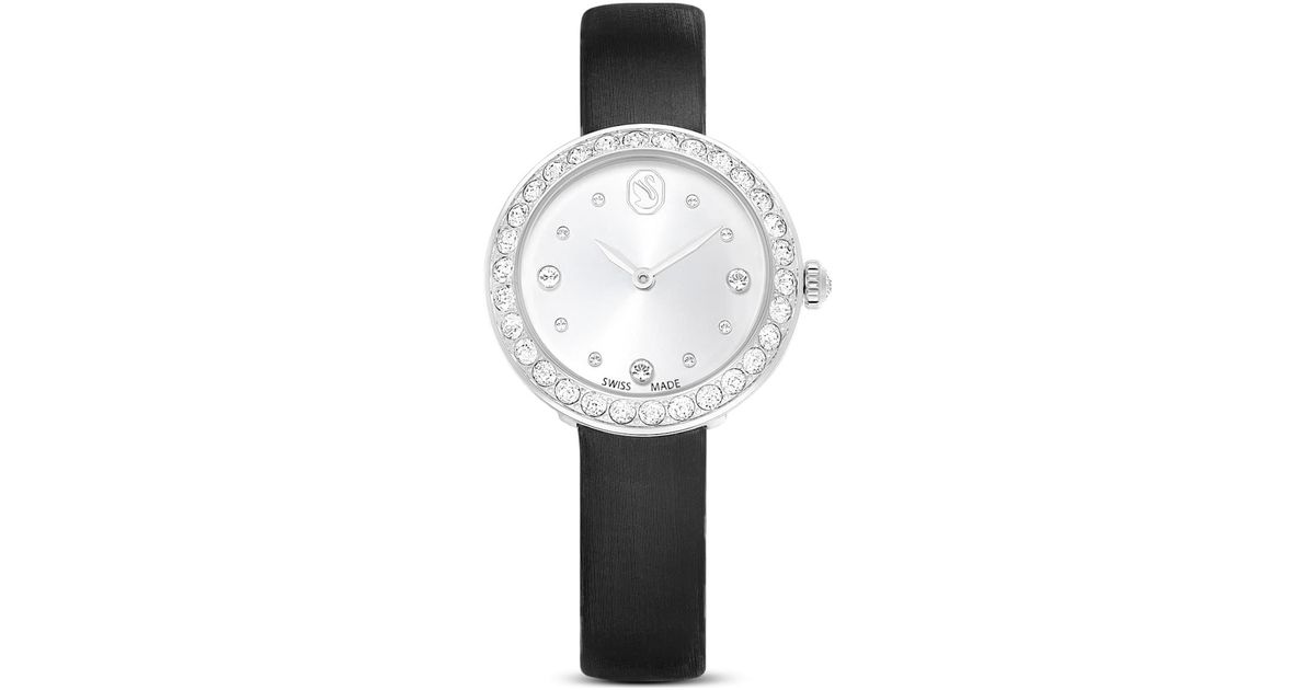 Swarovski Matrix Tennis Watch in White | Lyst UK