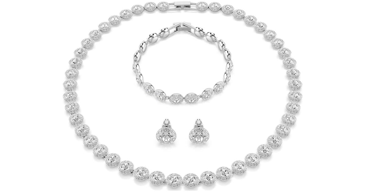 Swarovski Una Angelic Set in White | Lyst