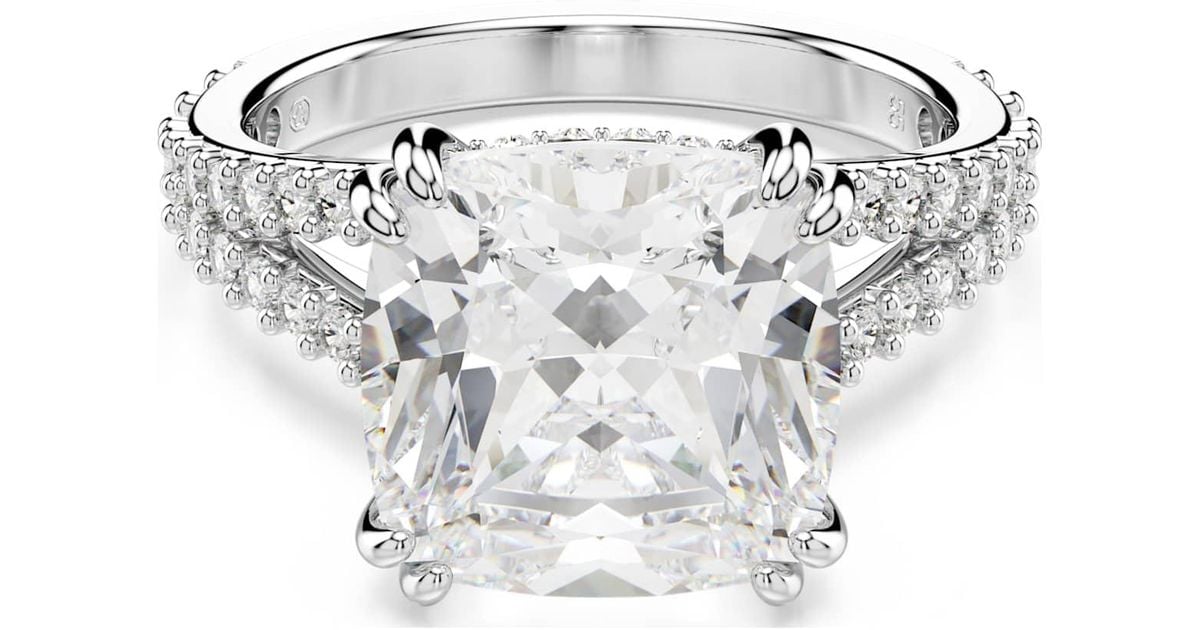 Swarovski Stilla Ring in White | Lyst