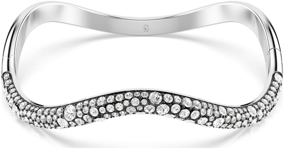 Swarovski Sublima Bangle in White | Lyst Canada