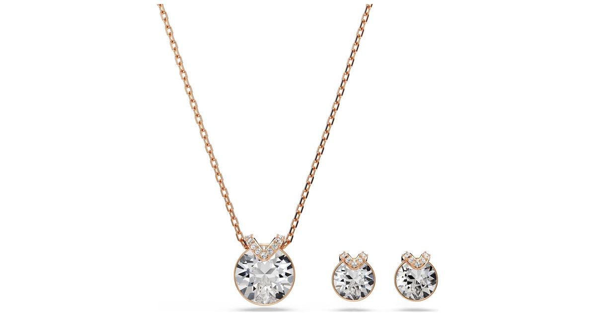 Swarovski Bella V Set in Metallic | Lyst