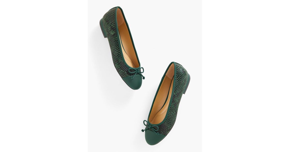 Talbots Madison Ballet Flats in Blue | Lyst UK