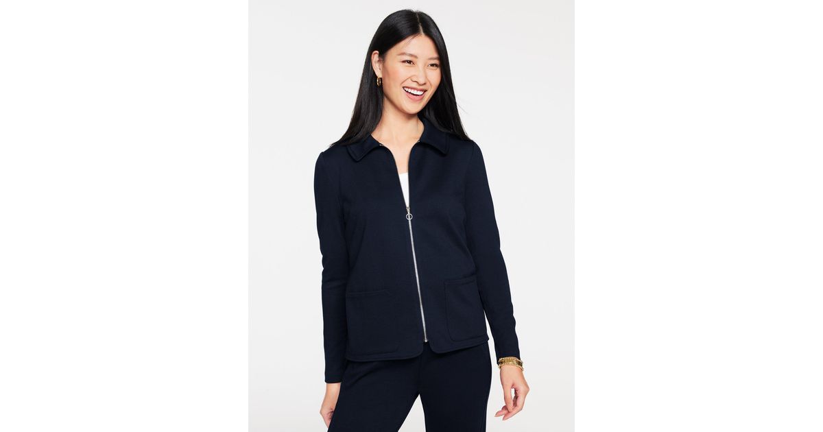 Talbots Passport Ponte Lady Jacket in Blue | Lyst UK