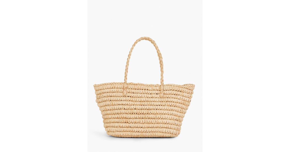 Hat Attack Nora Mini Handheld Bag in Natural | Lyst