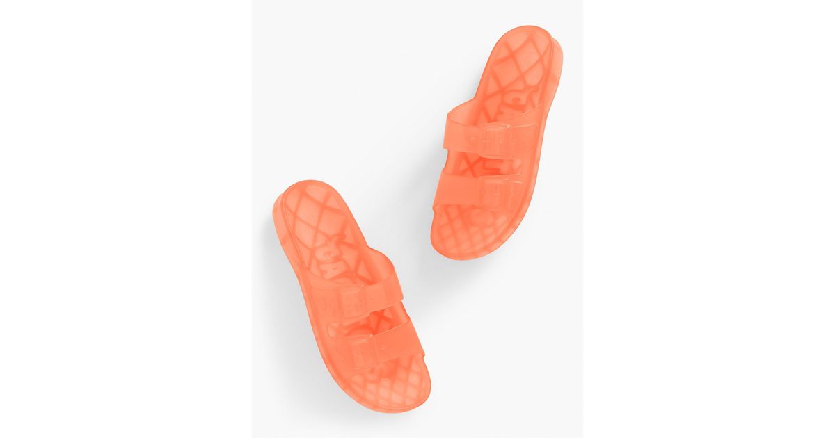CACATOES ® Anjo Transparente Slides in Orange | Lyst