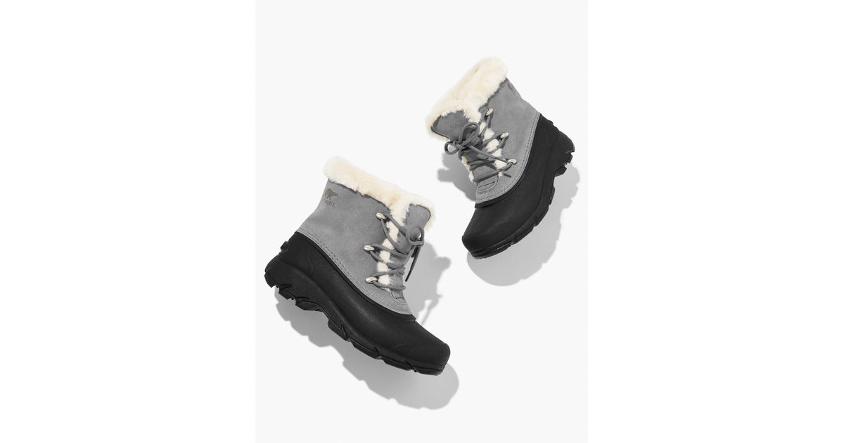 Sorel Snow Angeltm Waterproof Boots in Grey | Lyst UK