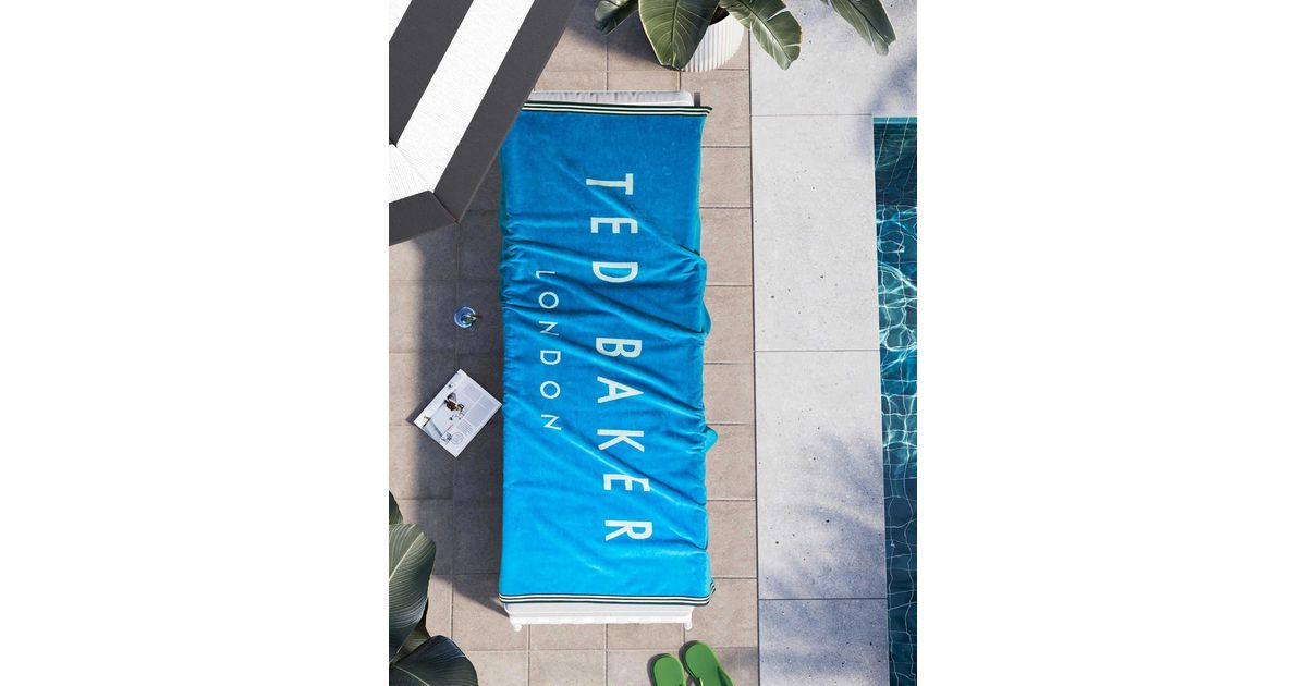 Ted Baker Logobt in Blue for Men | Lyst UK
