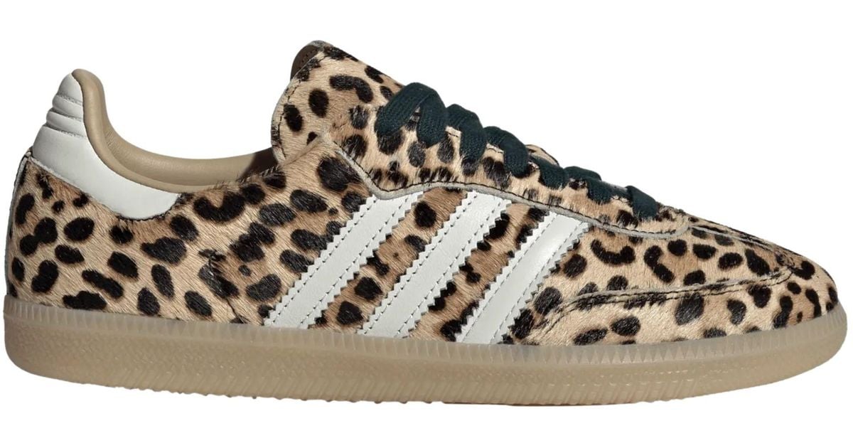 adidas Samba Og Leopard Magic Sneaker in Natural | Lyst UK