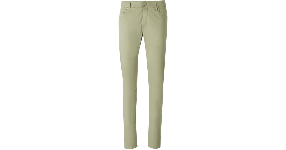 Jacob Cohen Cotton Jeans in Green for Men | Lyst UK