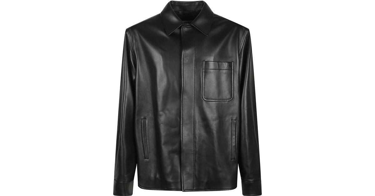 Loewe Overshirt Puffer Jacket in Black for Men | Lyst UK