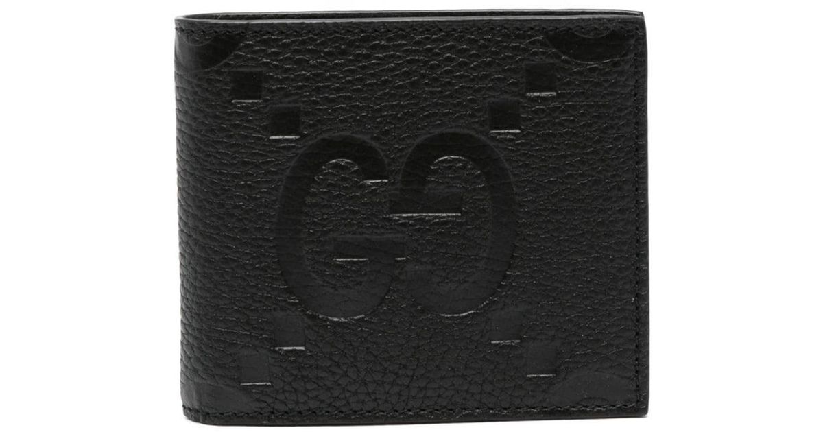 Gucci Jumbo Gg Coin Wallet in Black for Men | Lyst UK