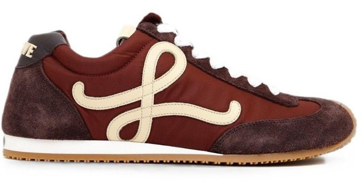 Loewe Ballet Runner Sneakers in Brown | Lyst UK