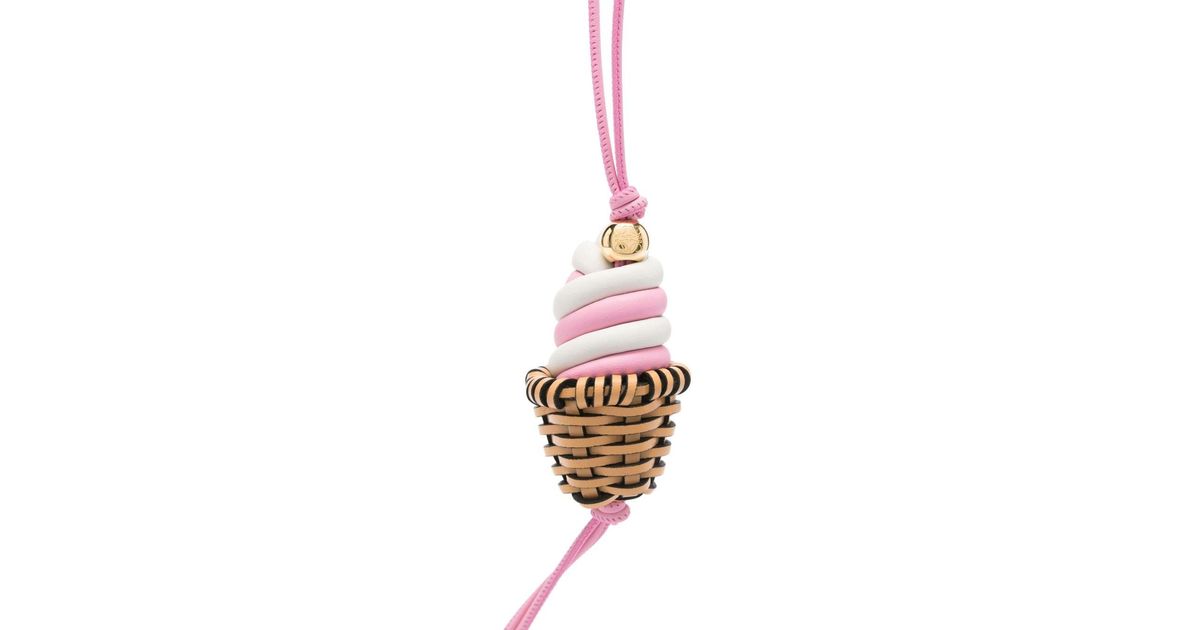 Loewe Icecream Charm in White | Lyst