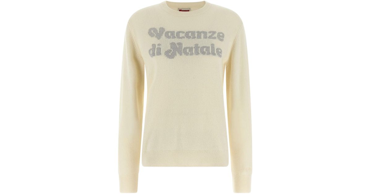 MC2 Saint Barth New Queen Holiday Christmas Sweater in White | Lyst UK