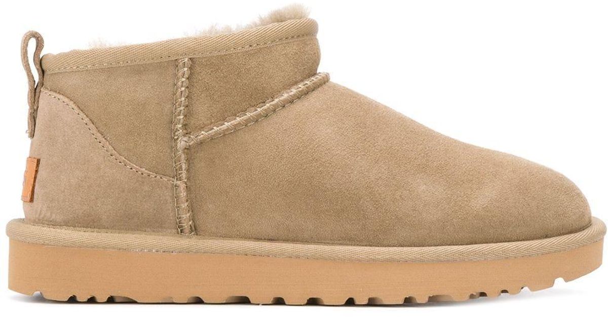 UGG Classic Ultra Mini Boot Antilope In Brown Lyst