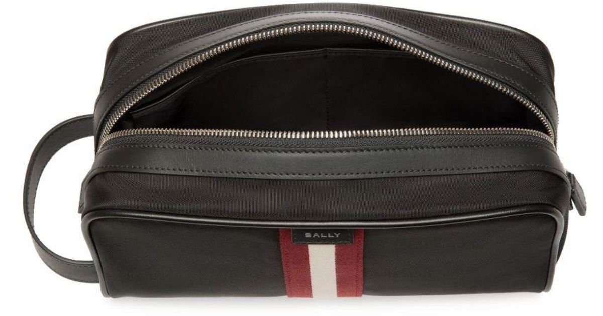 Bally Clutch Bag With Logo in Black for Men | Lyst