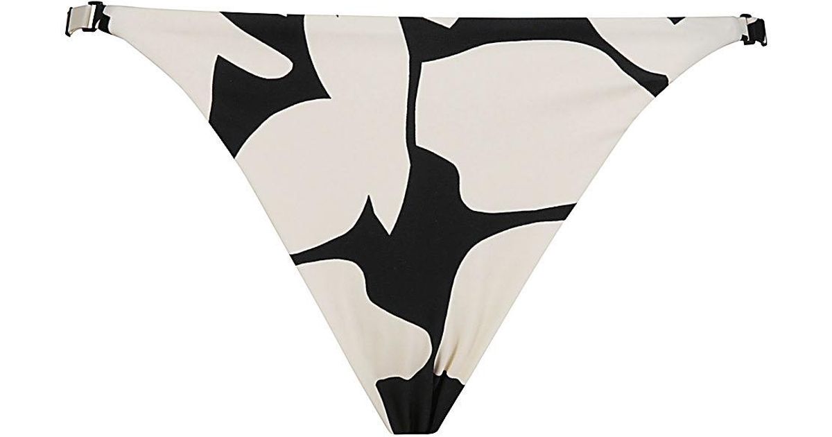 Ziah Logo Bikini Bottom in Black | Lyst