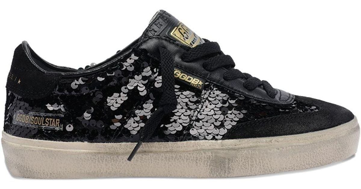 Golden Goose Soul-Star Sneakers in Black | Lyst UK