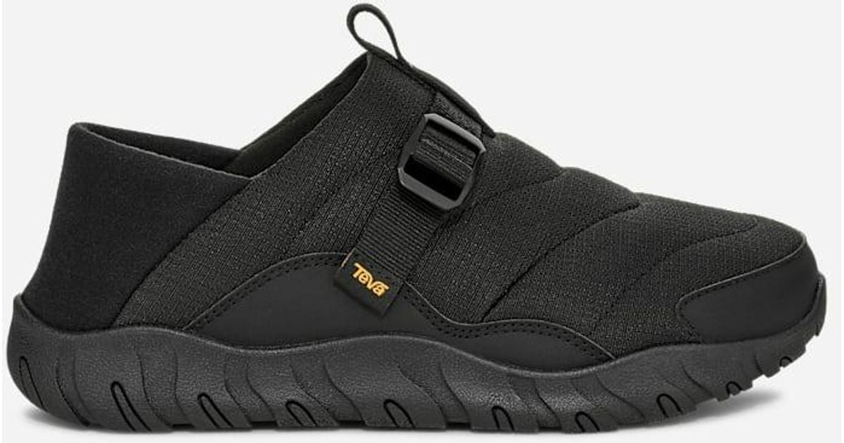 Teva Reember Camp Slip On Shoes in Black | Lyst UK