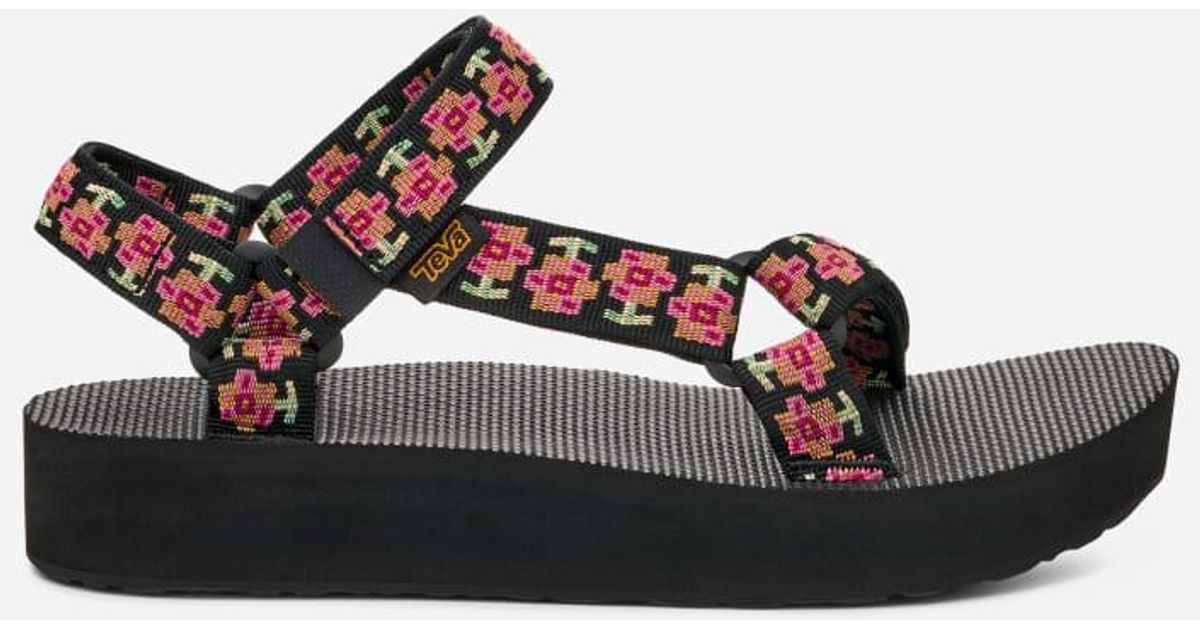 Teva Midform Universal Sandal in Black | Lyst UK