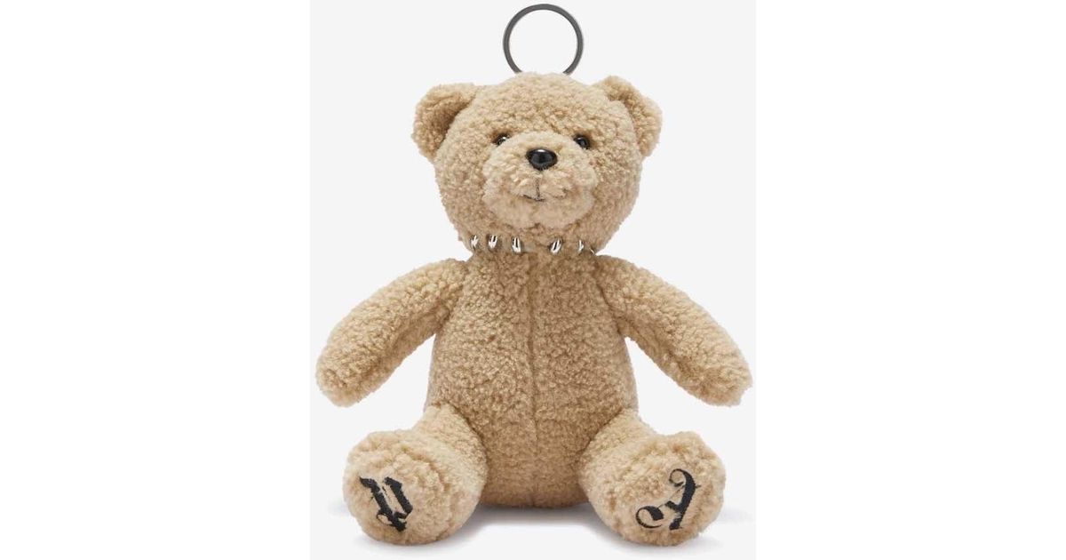 Palm Angels Teddy Bear Key-Ring in White for Men | Lyst